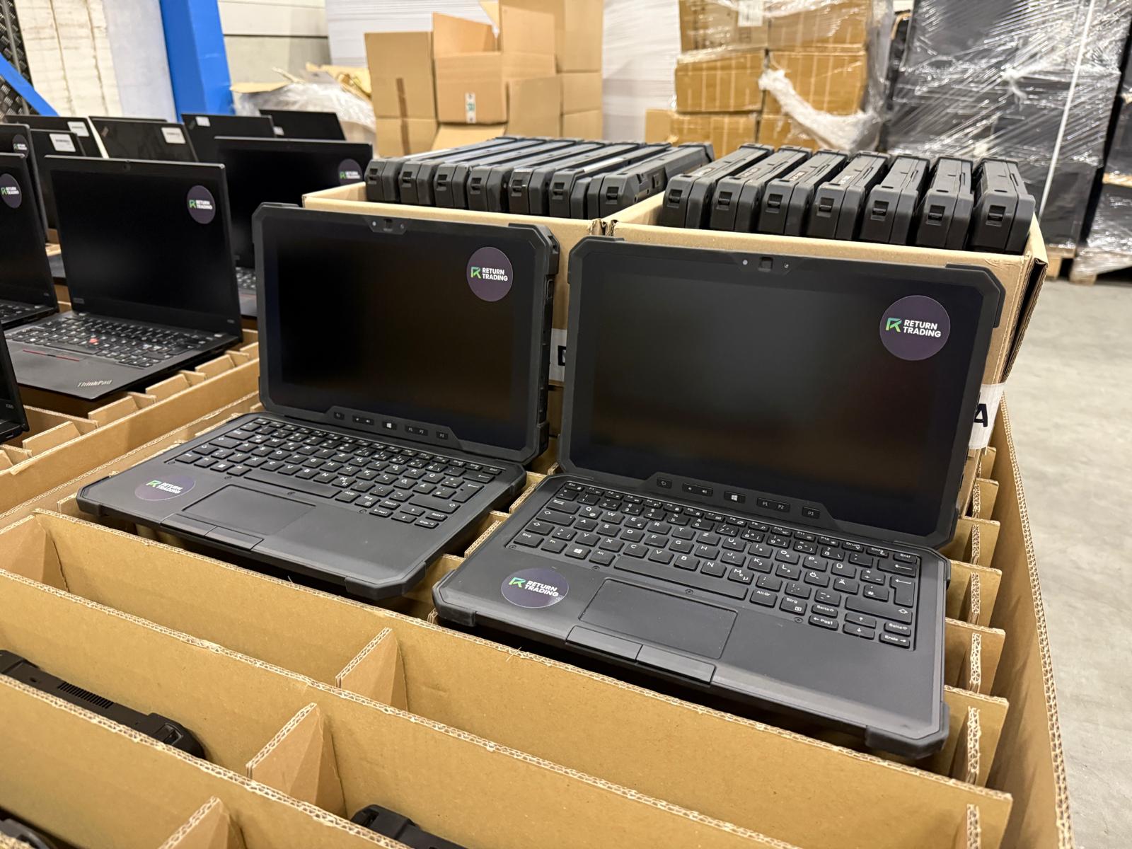 49x Dell Latitude 7212 Rugged Extreme Tablet w/ Keyboards - CazOOm